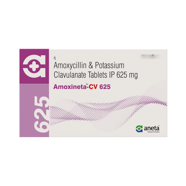 Amoxineta-CV 625 Tablet 6.0 tablets in 1 strip | GetOMeds