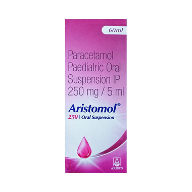 Aristomol 250mg/5ml Oral Suspension 60.0 ml in 1 bottle | GetOMeds
