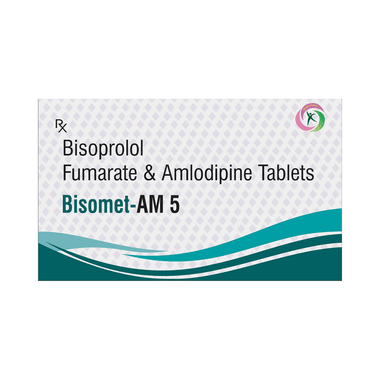 Bisomet-AM 5 Tablet 10.0 tablets in 1 strip | GetOMeds