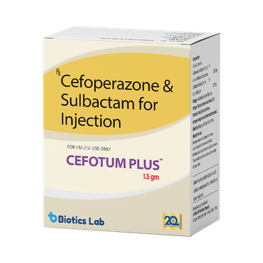 Cefotum Plus 1.5 gm Injection 1.0 Injection in 1 vial | GetOMeds