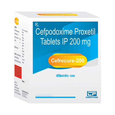 Cefrecure 200 Tablet 10.0 tablets in 1 strip | GetOMeds