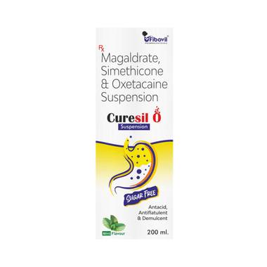 Curesil O Oral Suspension Mint Sugar Free 200.0 ml in 1 bottle | GetOMeds