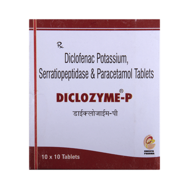 Diclozyme-P Tablet 10.0 tablets in 1 strip | GetOMeds