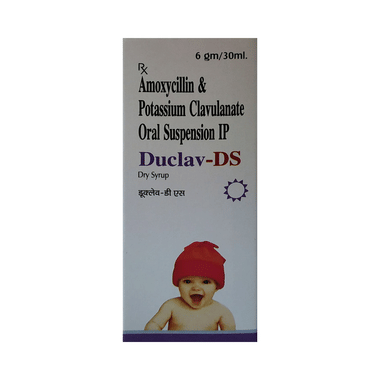 Duclav-DS Dry Syrup 30.0 ml in 1 bottle | GetOMeds