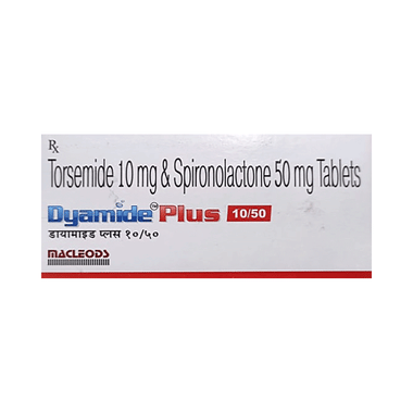 Dyamide Plus 50 mg/10 mg Tablet 10.0 tablets in 1 strip | GetOMeds