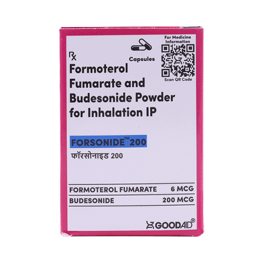 Forsonide 200 Capsule 30 Powder for Inhalation in 1 bottle | GetOMeds