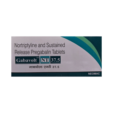 Gabavolt NT 37.5 Tablet SR 10.0 tablet sr in 1 strip | GetOMeds