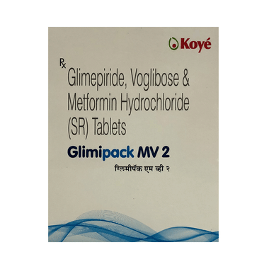 Glimipack MV 2 Tablet SR 30.0 tablet sr in 1 strip | GetOMeds