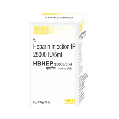 HB Hep 25000IU Injection 5.0 ml in 1 vial | GetOMeds