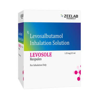 Levosole Respules (2.5ml Each) 6.0 Solution for inhalation in 1 box ...