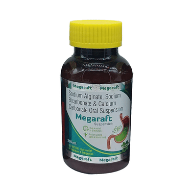 Megaraft Oral Suspension Mint Sugar Free 200.0 ml in 1 bottle | GetOMeds