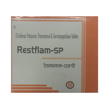 Restflam-SP Tablet 10.0 tablets in 1 strip | GetOMeds