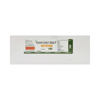 Rethyro 200 Tablet 120.0 tablets in 1 bottle | GetOMeds