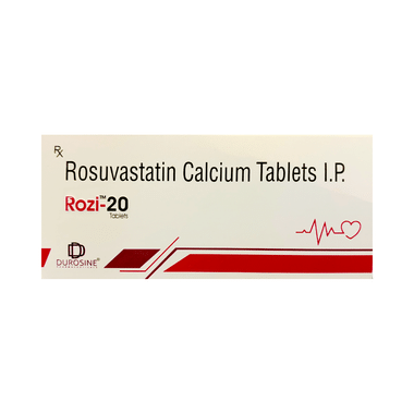 Rozi 20 Tablet 10.0 tablets in 1 strip | GetOMeds
