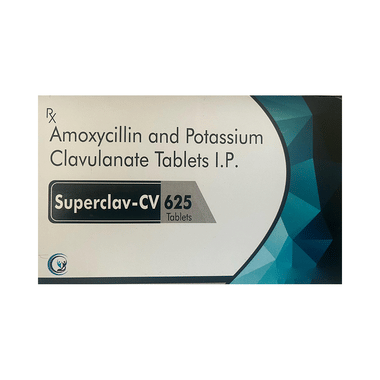 Superclav-CV 625 Tablet 6.0 tablets in 1 strip | GetOMeds