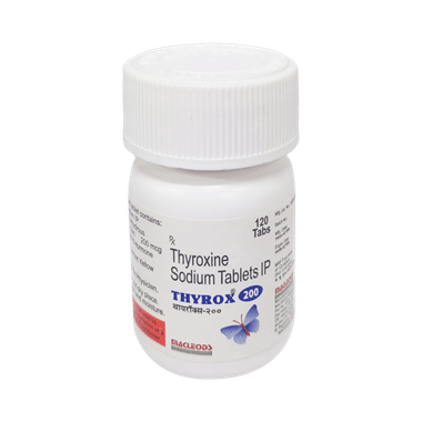 Thyrox 200 Tablet 120.0 tablets in 1 bottle | GetOMeds