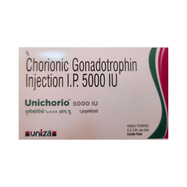 Unichorio 5000IU Injection Combi Pack 1.0 Injection in 1 box | GetOMeds