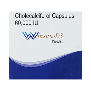 Winsun D3 Capsule 8 capsules in 1 strip | GetOMeds